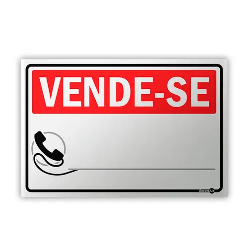 Placa Vende-se - Encartale - Epis Online