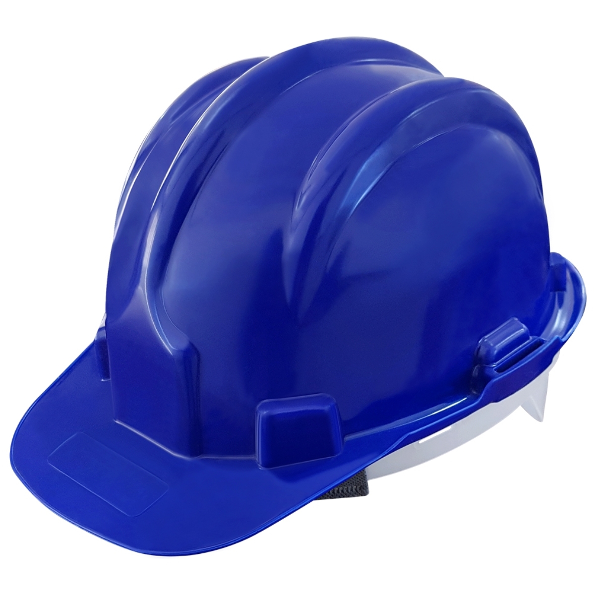 Capacete Azul Escuro Plastcor Aba Frontal com suspensão 297-1 - Epis Online