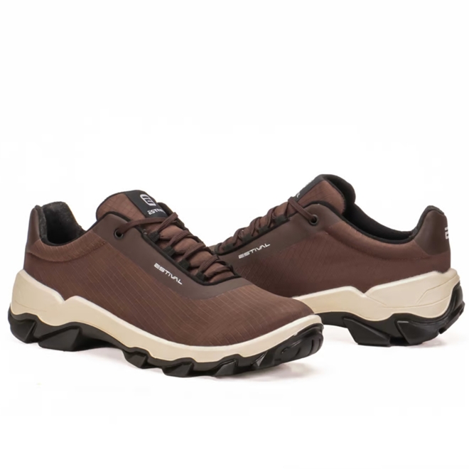 Sapato de Segurança Hybrid Move Brown Estival - Epis Online