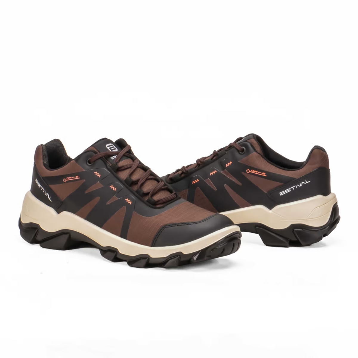 Sapato de Segurança Hybrid Smart Brown Estival - Epis Online