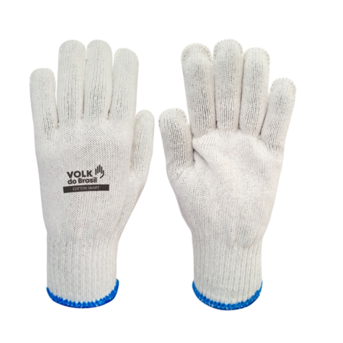 Luva de Algodão Tricotada Cotton Volk Smart - Epis Online